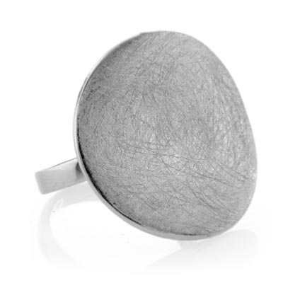 Sterling Silver Disc Ring
